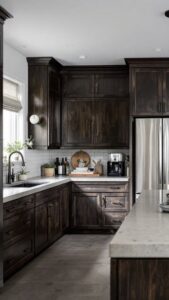 25 Stunning Dark Wood Kitchen Designs You’ll Love
