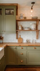 18 Earthy Olive Green Kitchen Ideas You Will Love