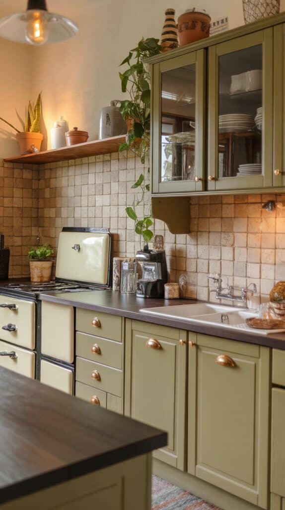 18 Earthy Olive Green Kitchen Ideas You Will Love