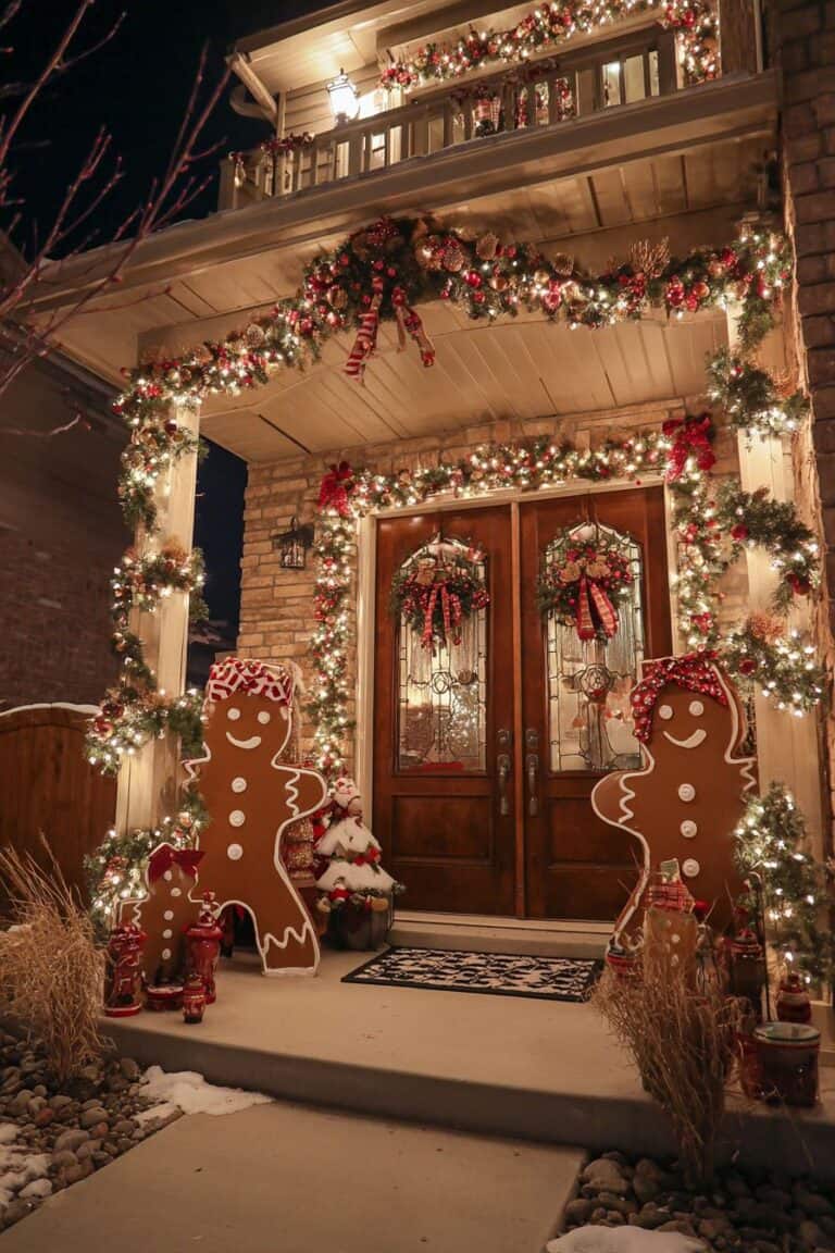 Sweet Holiday Charm: 20 Gingerbread Christmas Decor Ideas