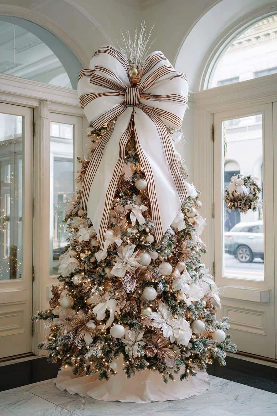 12 Bow Christmas Tree Ideas to Elevate Your Holiday Decor
