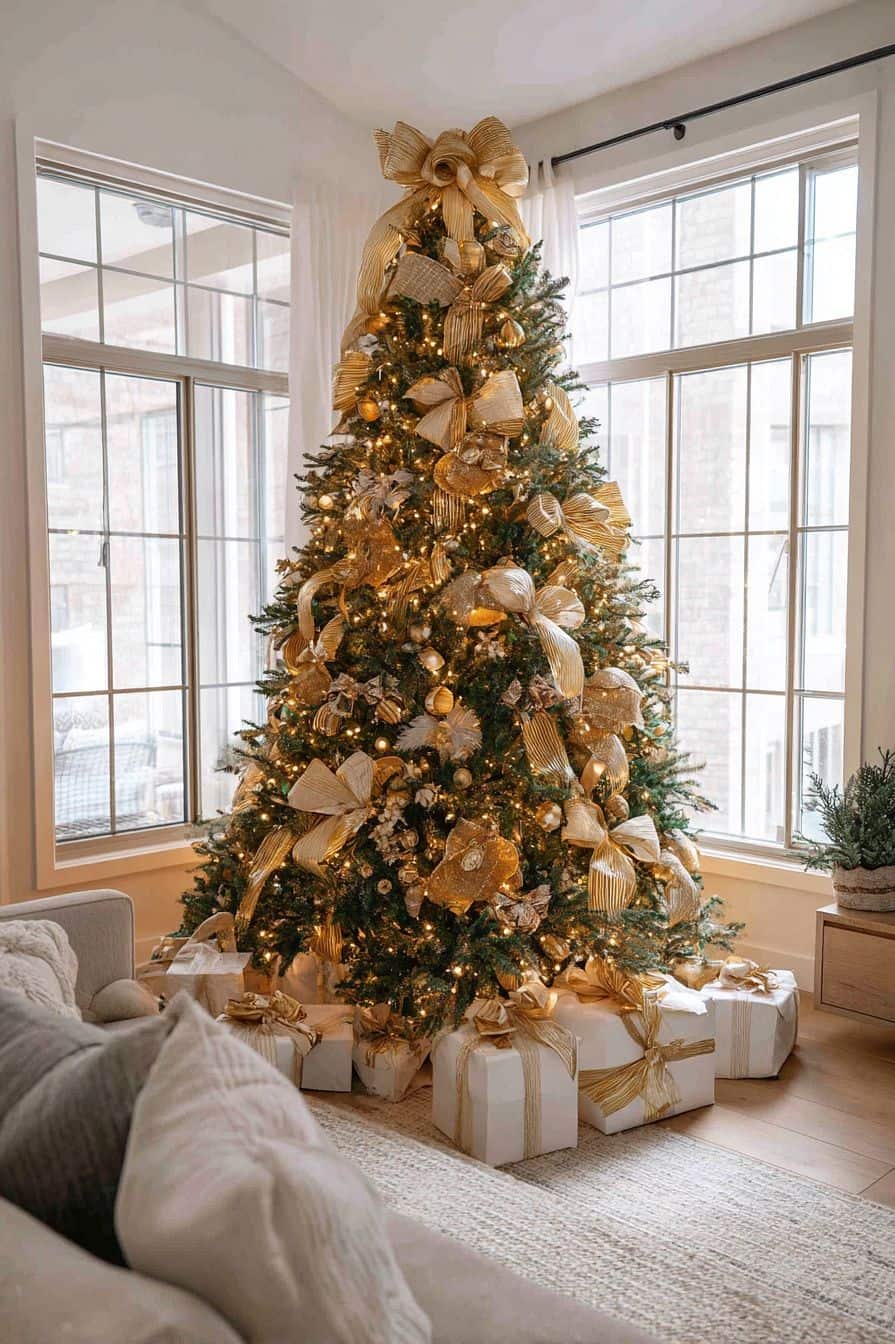 12 Bow Christmas Tree Ideas to Elevate Your Holiday Decor
